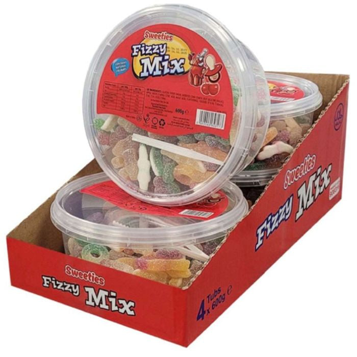 Sweeties Fizzy Mix Tub 600g – To your door Barrow